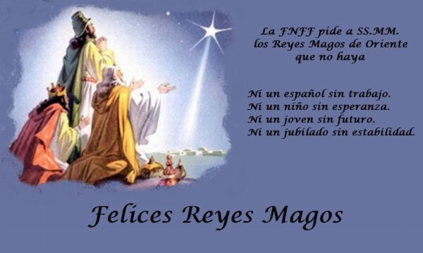 FELICES REYES MAGOS - F.N. Francisco Franco