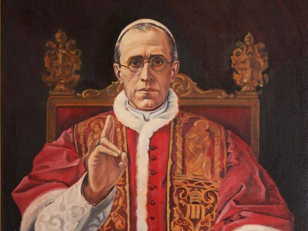 El Papa Pío XII y Franco - F.N. Francisco Franco
