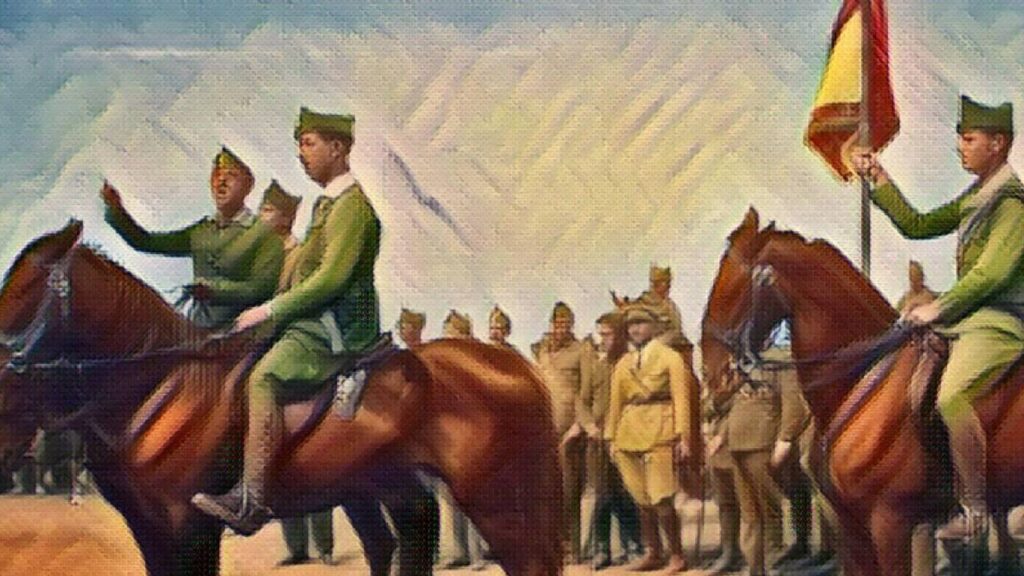 La Bandera Comandante Franco, Primera de La Legión, por Adolfo Coloma ...